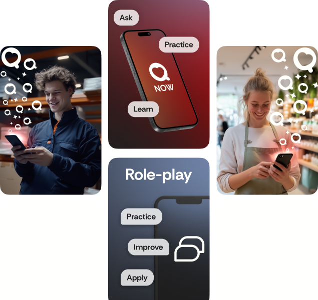 TinQwise NOW: on-the-job learning for better retail service